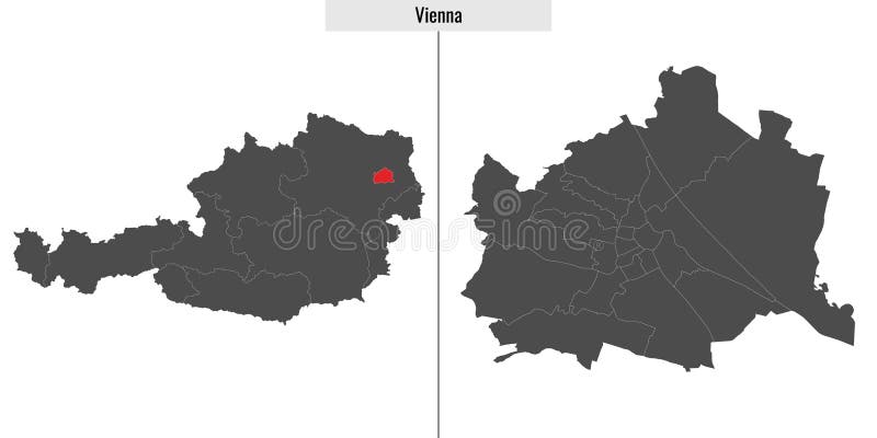 austria map vienna