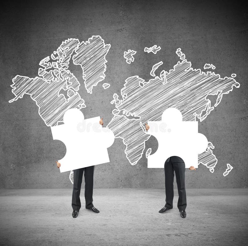 Map on wall stock photo. Image of earth, person, making - 36300398