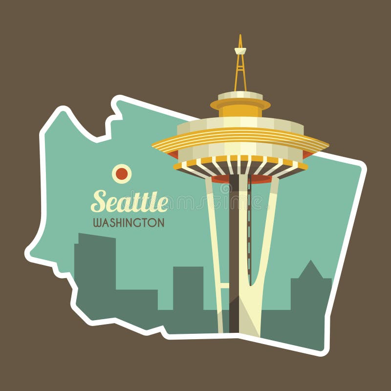 Us Landmarks Map Stock Illustrations – 750 Us Landmarks Map Stock ...