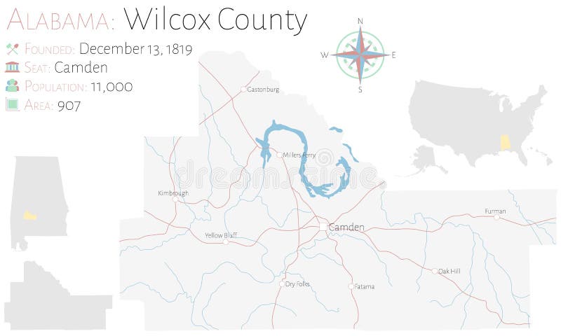 Wilcox County, Alabama Counties in Alabama, United States of America ...