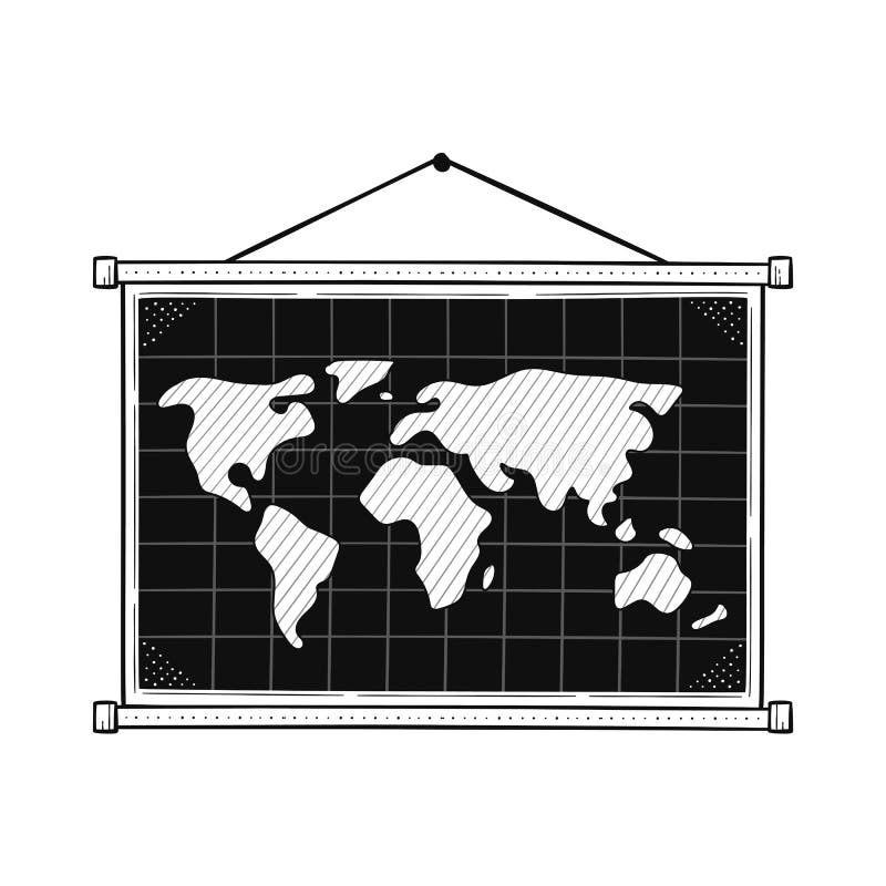 Word POSTER. Vector Zentangle Object for Decoration Stock Illustration ...