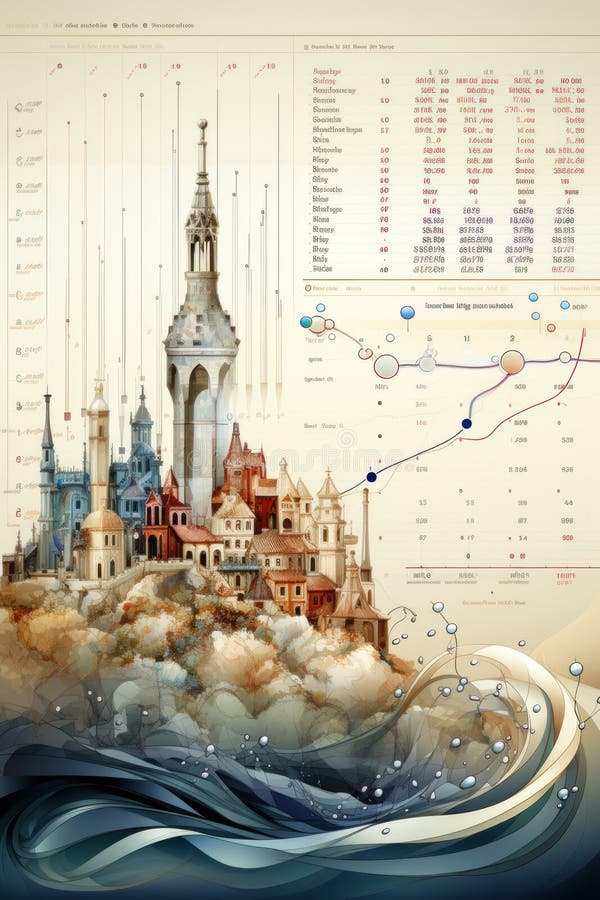 A Map of the World with a Castle in the Middle of it. Generative AI ...