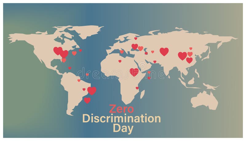 Zero Discrimination Day – a Global Love Connection Stock Vector ...