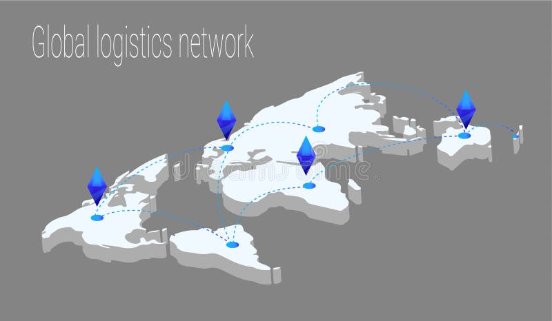 Map World Isometric Concept. 3d Flat Illustration Stock Vector ...