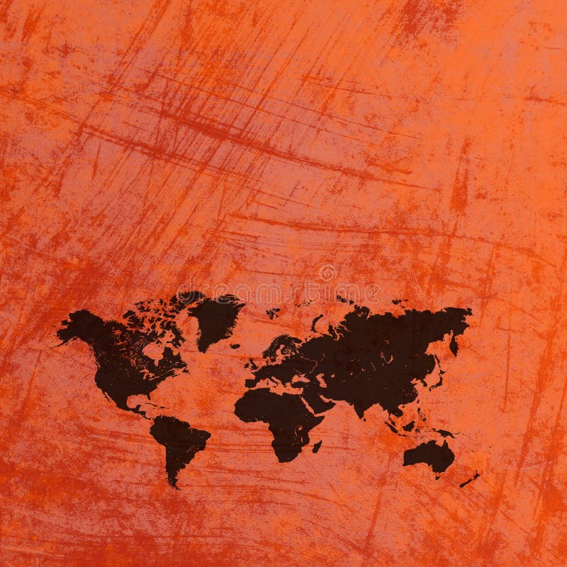 Map of world stock illustration. Illustration of blank - 38893742