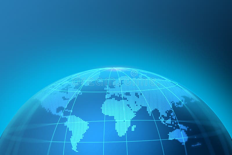 Map World Representing the Global Network Line Wire Frame Banner on ... Map World Representing the Global Network Line Wire Frame Banner on ...