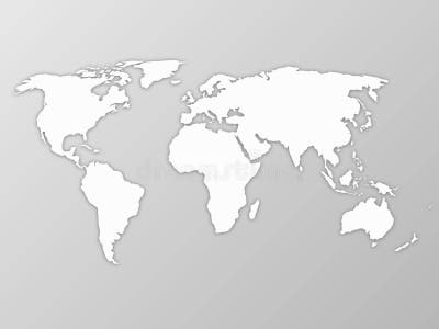 Shadow World Map Stock Illustrations – 37,901 Shadow World Map Stock ...