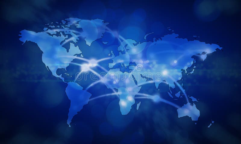 Map world stock illustration. Illustration of global - 44506784