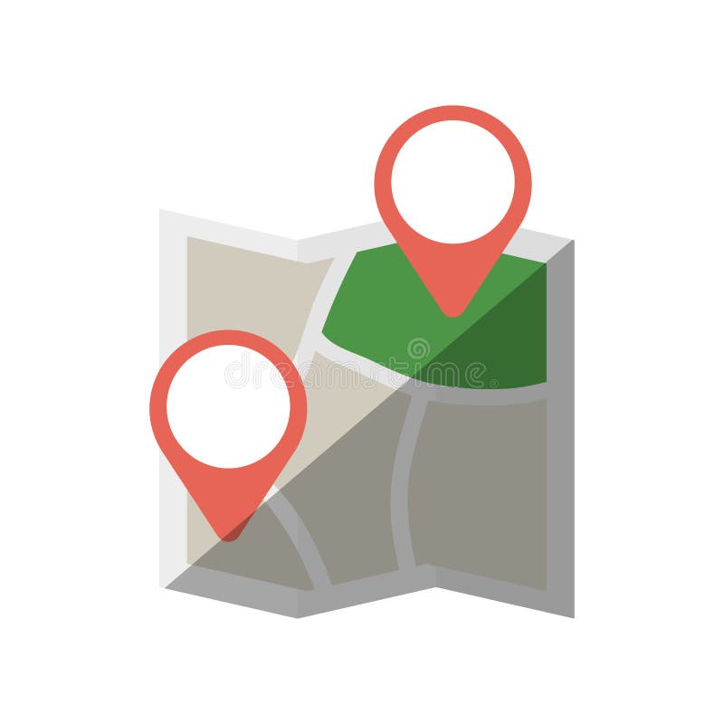 Map World Travel Pin Location Shadow Stock Illustration - Illustration ...