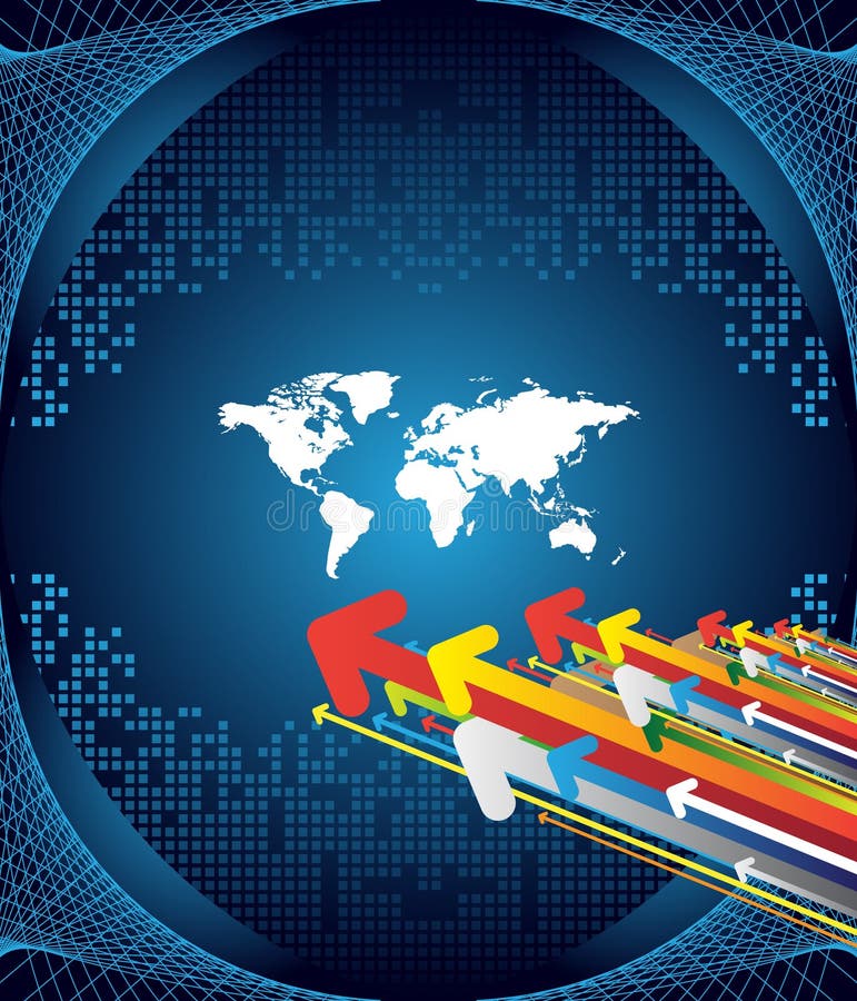 World map stock illustration. Illustration of america - 2256820