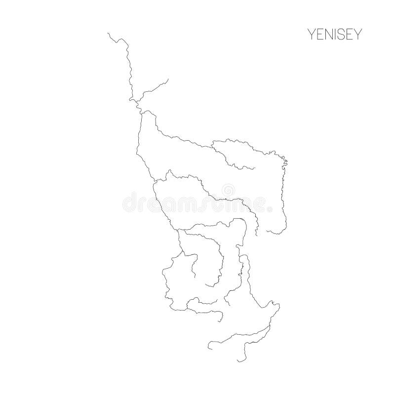 Yenisei River Map