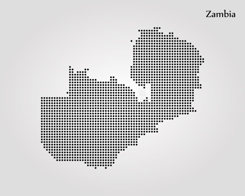 Map of Zambia. Vector Illustration. World Map Stock Illustration ...