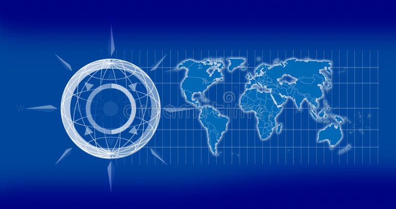 Mapa da Terra 2D ilustração stock. Ilustração de terra - 532807