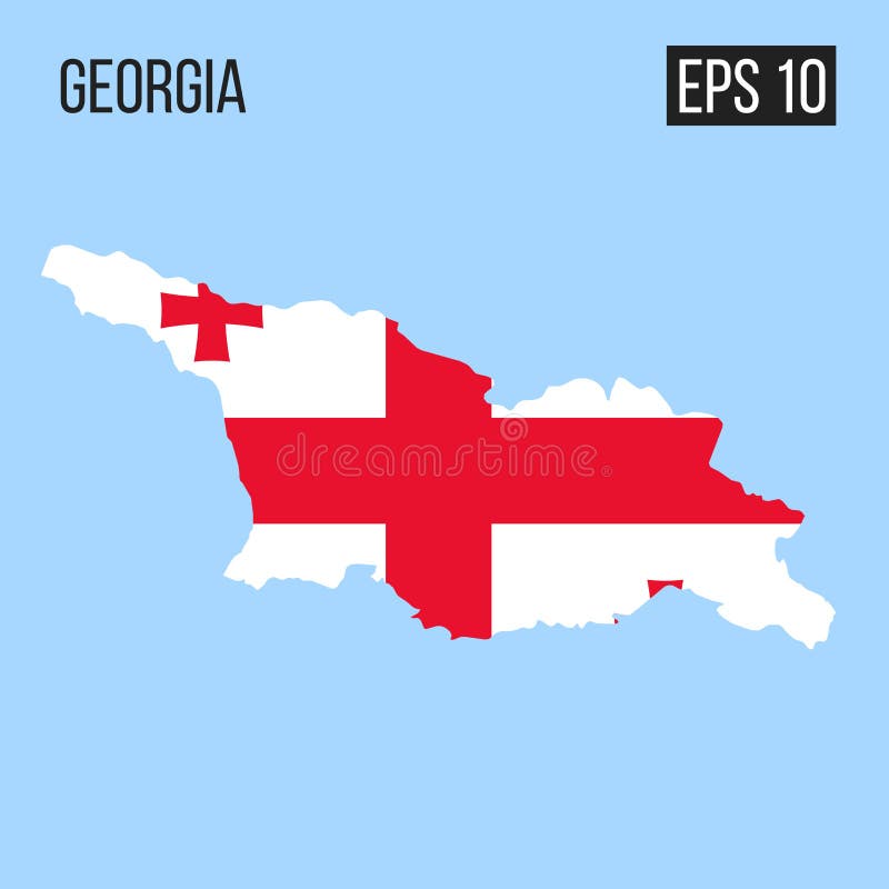 Mapa con la bandera ilustración del vector. Ilustración de arte - 110768475