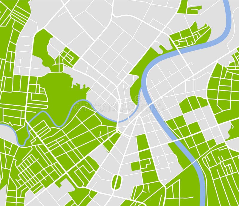 Mapa da cidade ilustração do vetor. Ilustração de mapa - 28858902