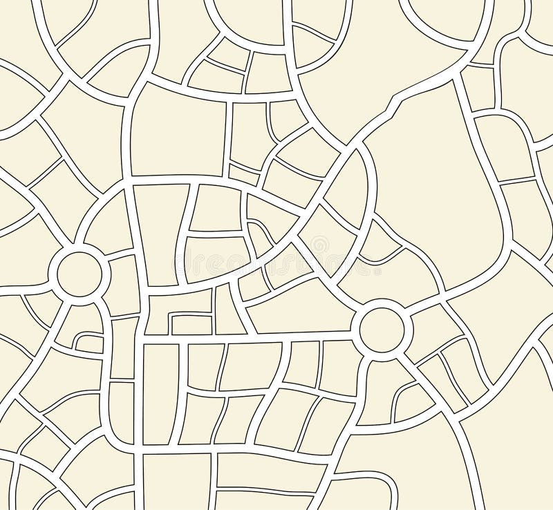 Mapa da cidade ilustração do vetor. Ilustração de rota - 39392945