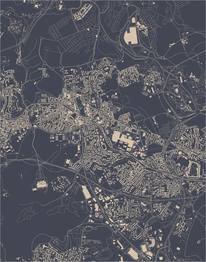 Mapa Da Cidade De Amadora Portugal Ilustração do Vetor - Ilustração de ...