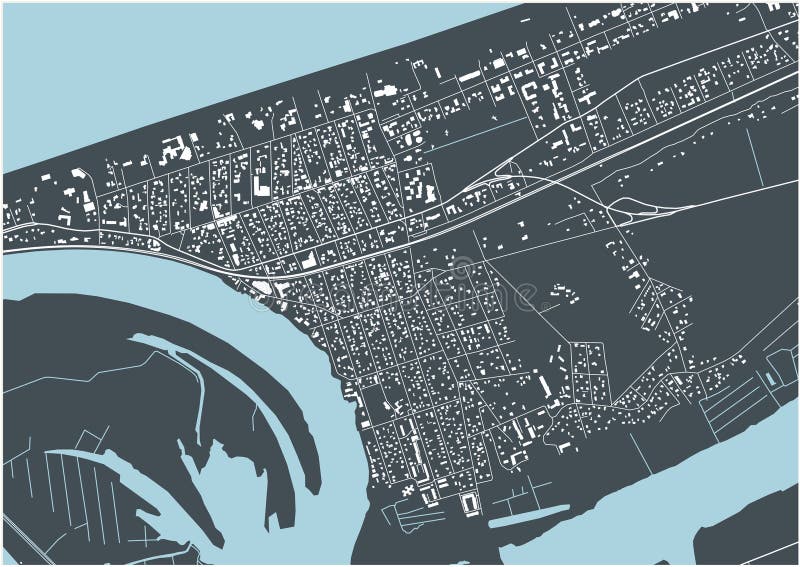 Mapa Da Cidade De Jurmala Latvia Ilustração Stock - Ilustração de ...