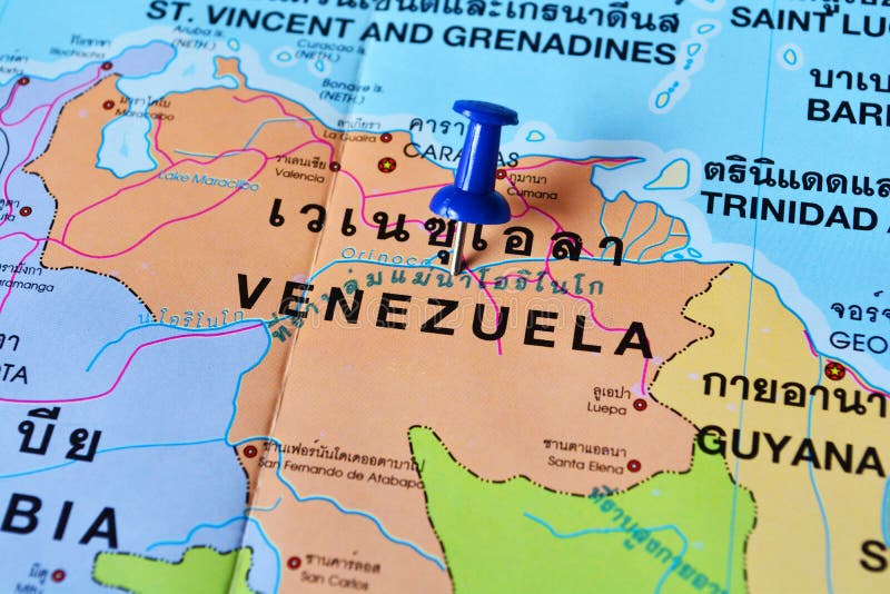 Mapa da Venezuela imagem de stock. Imagem de mapa, desengate - 63089189