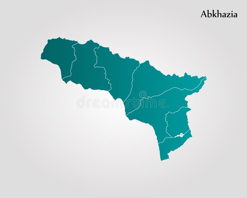 Mapa de Abjasia stock de ilustración. Ilustración de verde - 103891076
