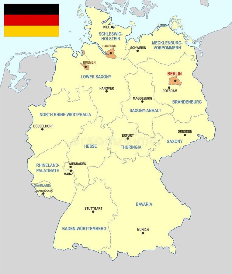 Alemania Mapa - Mapa de Alemania Imagen | Mapa de Alemania Ciudades ...
