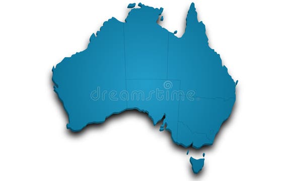 Mapa De Australia De Mapa De Aus Mapa De Au Stock de ilustración ...