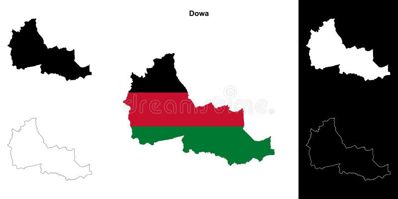 Mapa de contorno de doa ilustração do vetor. Ilustração de vetor ...