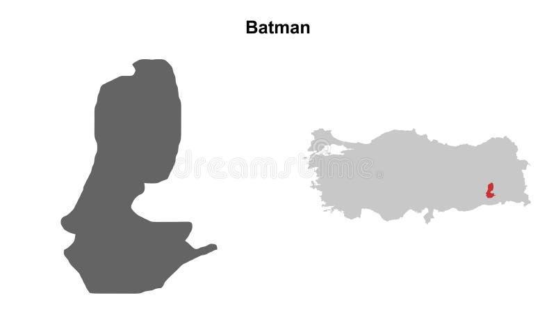 Mapa de esquema de Batman ilustración del vector. Ilustración de contorno - 379014024