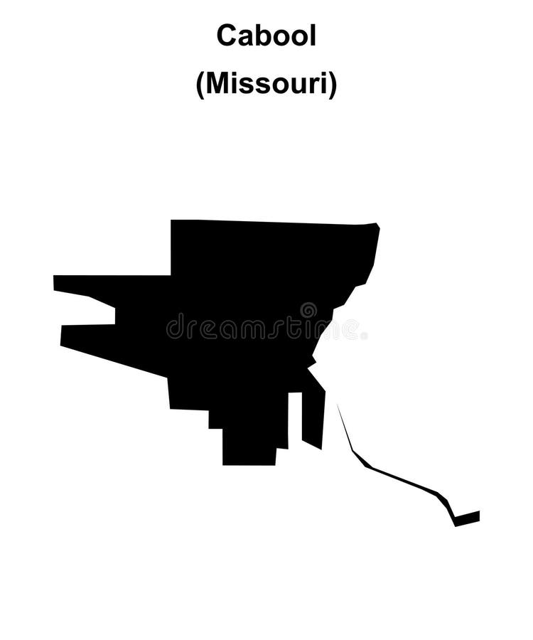 Mapa de esquema de cabol ilustración del vector. Ilustración de turismo ...