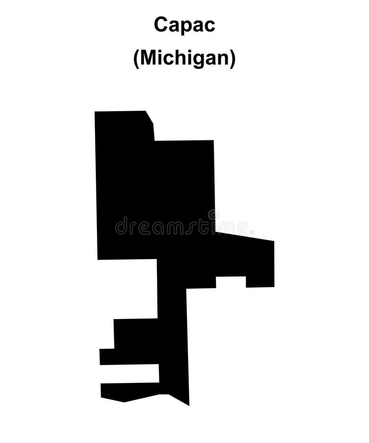 Mapa de esquema de Capac ilustración del vector. Ilustración de modelo ...