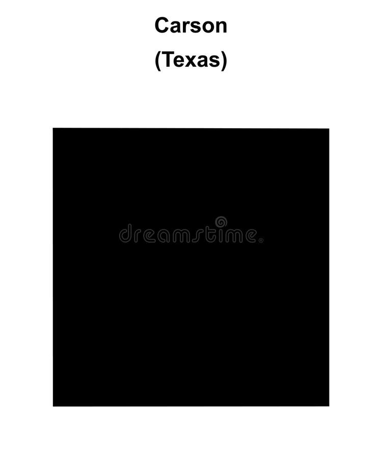Mapa de esquema de Carson stock de ilustración. Ilustración de ...