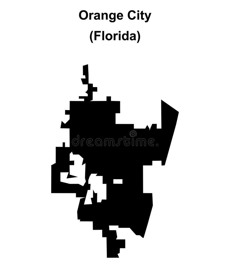 Mapa De Esquema De Ciudad Naranja Ilustración del Vector - Ilustración ...