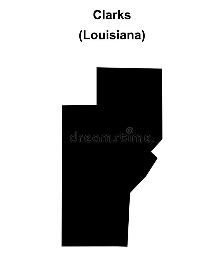 Mapa de esquema de Clarks ilustración del vector. Ilustración de ...