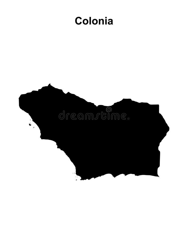 Mapa de esquema de Colonia ilustración del vector. Ilustración de ...