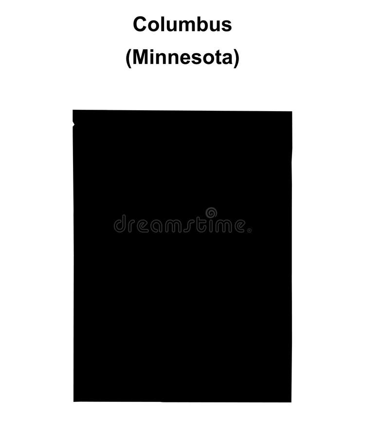 Mapa De Esquema De Columbus Ilustración del Vector - Ilustración de ...