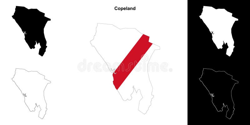 Mapa De Esquema De Copeland Ilustración del Vector - Ilustración de ...