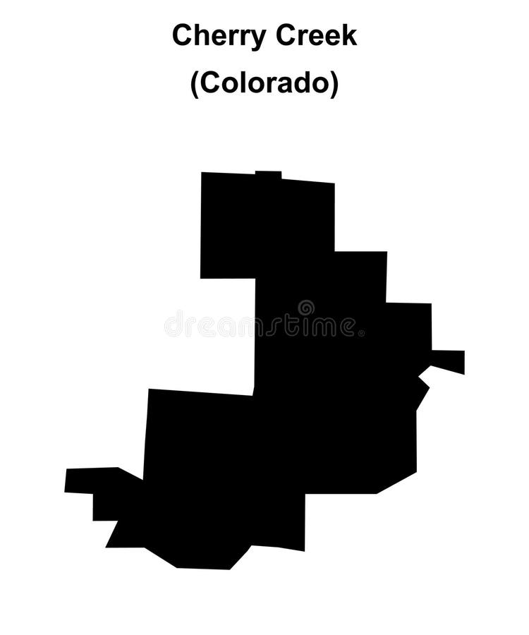 Mapa De Esquema De Cresta De Cerezas Ilustración del Vector ...