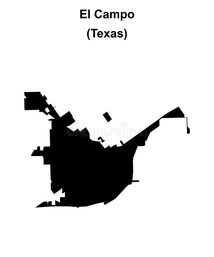 Mapa de esquema del campo ilustración del vector. Ilustración de ...