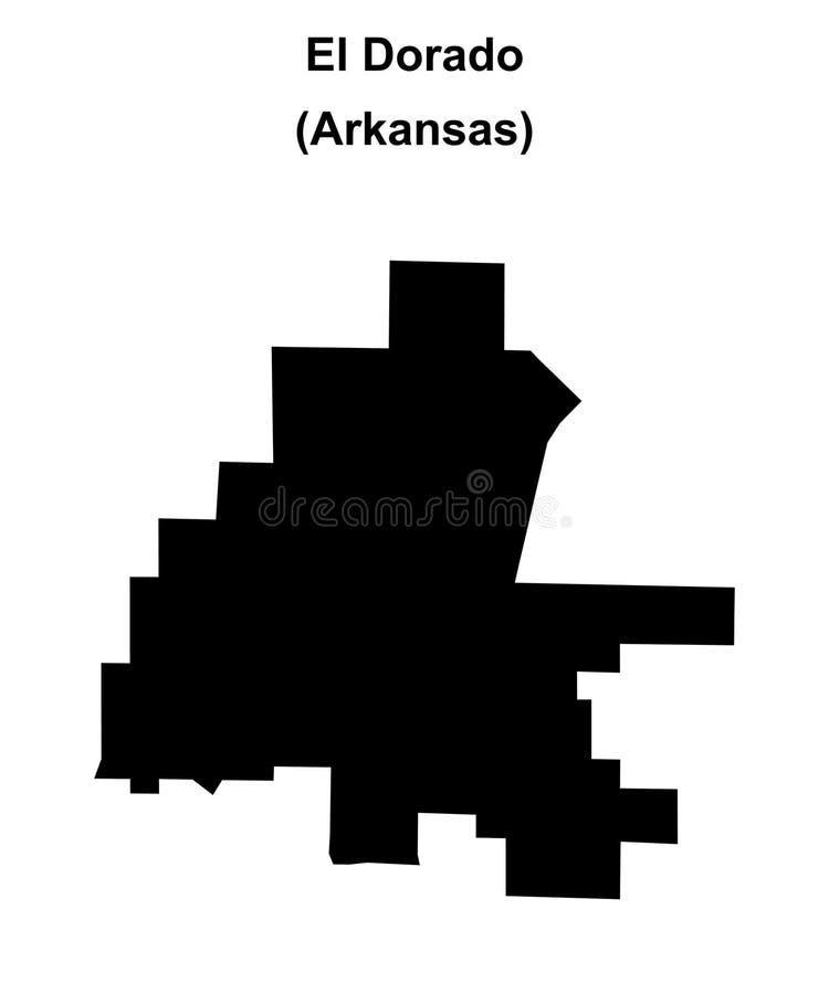 Mapa de esquema del dorado ilustración del vector. Ilustración de atlas ...