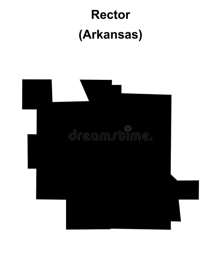 Mapa de esquema del Rector ilustración del vector. Ilustración de ...
