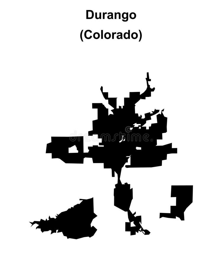Mapa De Durango Colorado