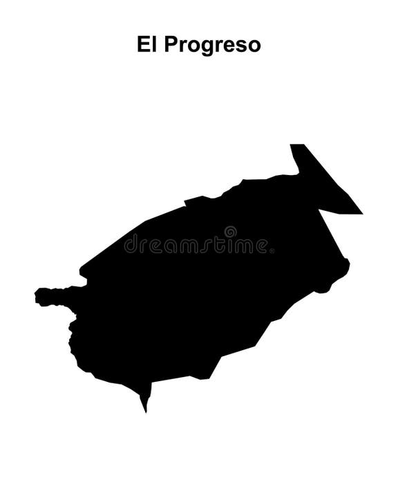 Mapa De Esquema De El Progreso Ilustración del Vector - Ilustración de ...