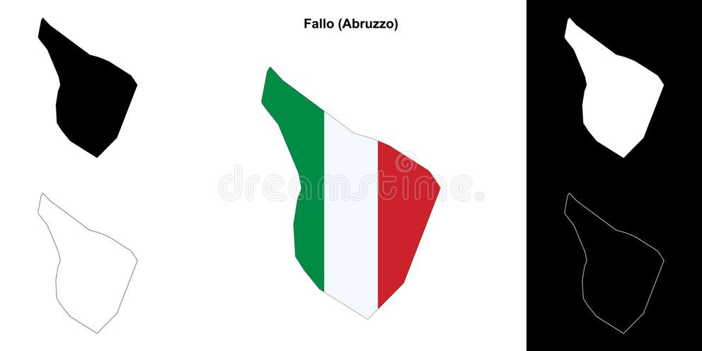 Mapa de esquema de Fallo ilustración del vector. Ilustración de vector ...