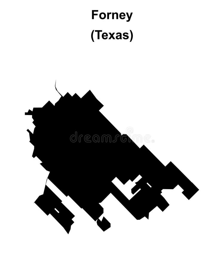 Mapa de esquema de forney ilustración del vector. Ilustración de icono ...