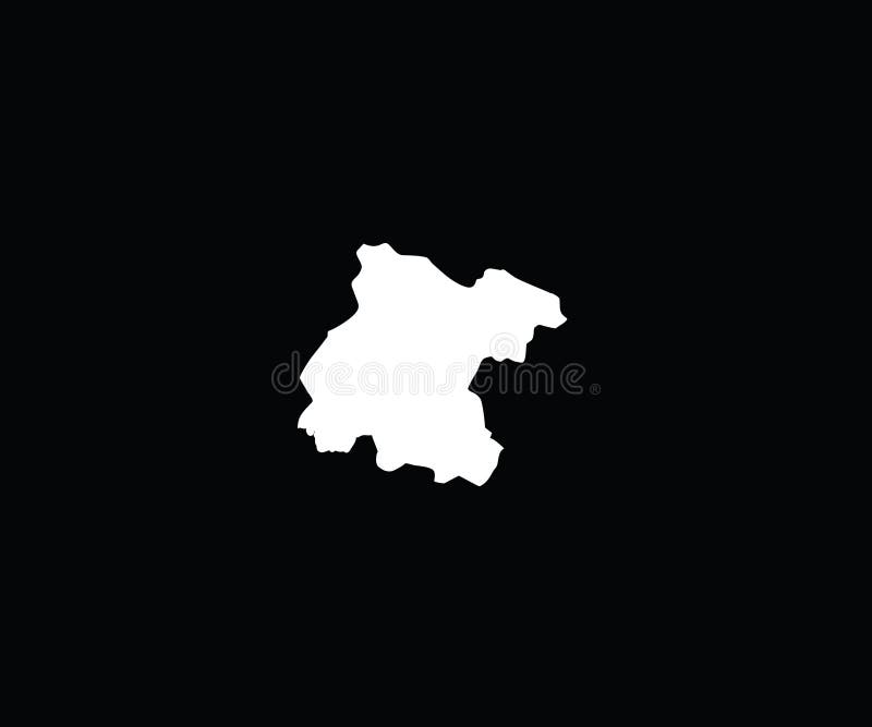 Mapa De Esquema De Guanajuato Estado De México Ilustración Del Vector