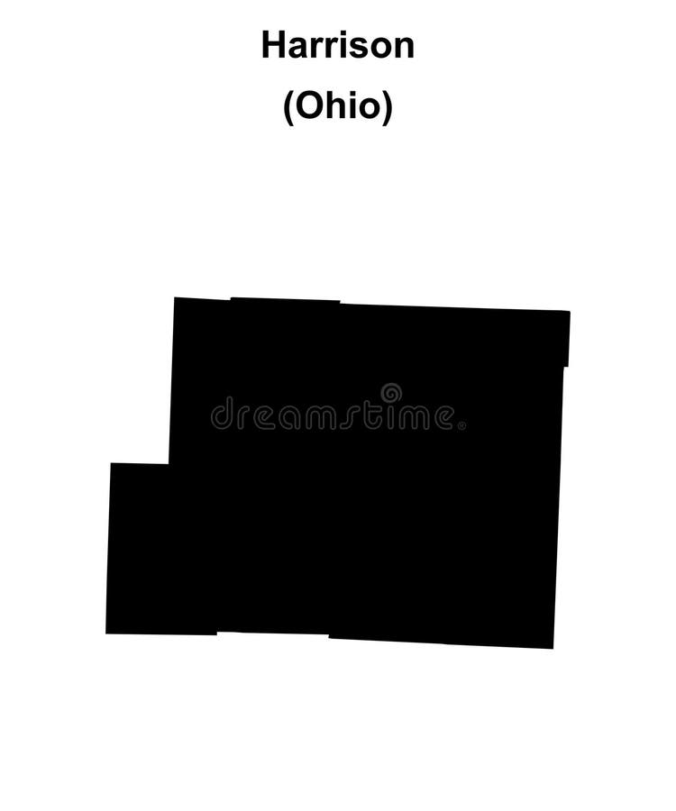 Mapa De Esquema De Harrison Ilustración del Vector - Ilustración de ...