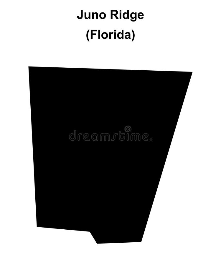 Mapa De Esquema De Juno Ridge Ilustración del Vector - Ilustración de ...
