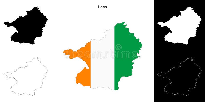 Mapa de esquema de lacas ilustración del vector. Ilustración de cocote ...