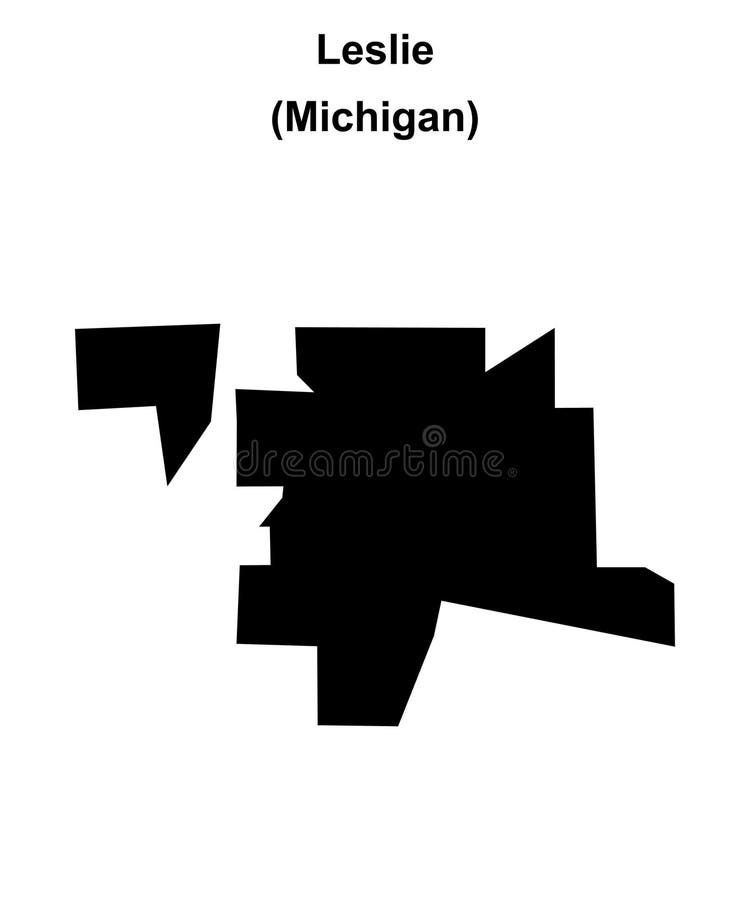 Mapa de esquema de Leslie ilustración del vector. Ilustración de modelo ...