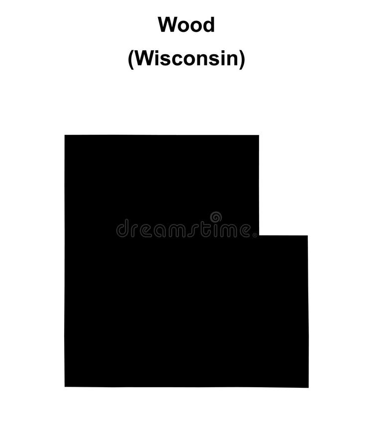 Mapa de esquema de madera ilustración del vector. Ilustración de madera ...